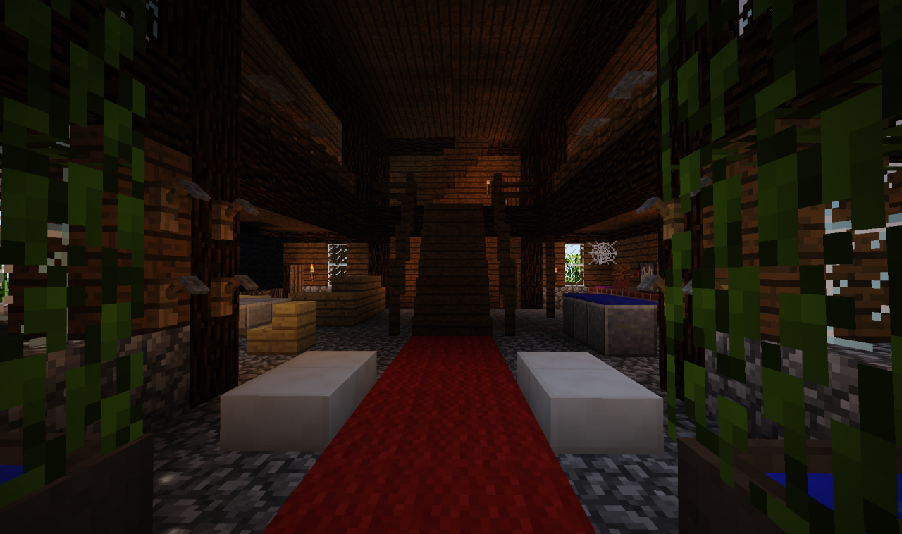 Spruce Cabin +YARD Minecraft Map