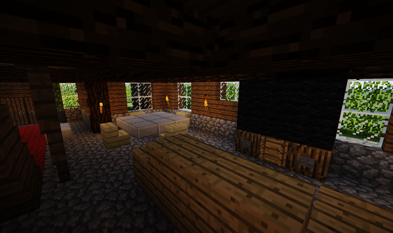 Spruce Cabin +YARD Minecraft Map