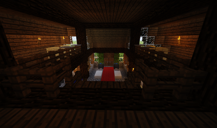 Spruce Cabin +YARD Minecraft Map