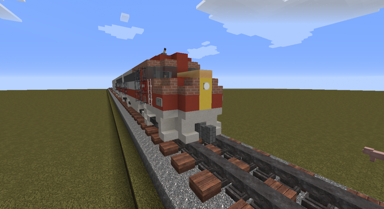 1980s Passenger Train Minecraft Map