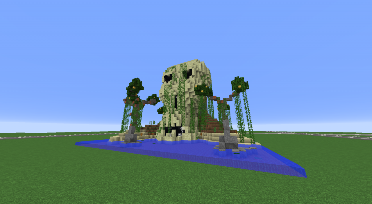 Skull Pirate Island (tropical themed) Minecraft Map