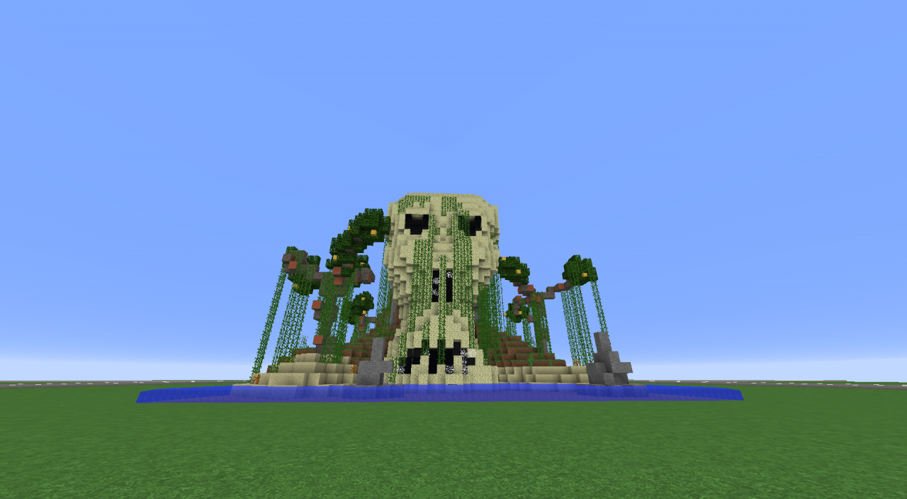 Skull Pirate Island (tropical themed) Minecraft Map
