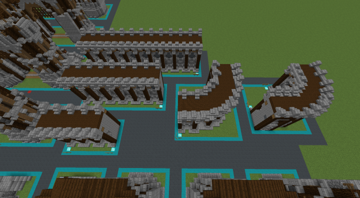Modular City Walls Repository Minecraft Map