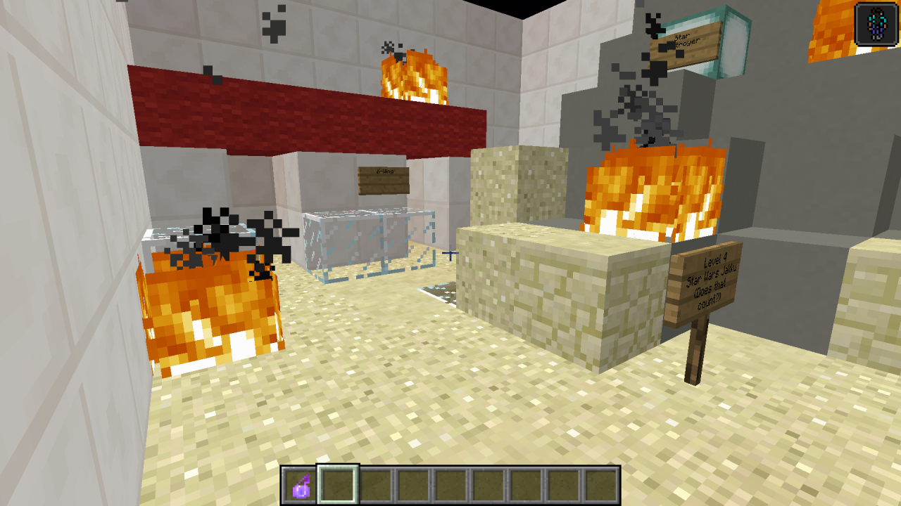 Find the Button: War Minecraft Map