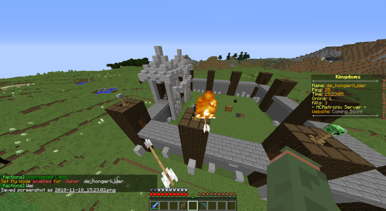 Retronix (kingdoms/factions2.0) Minecraft Server