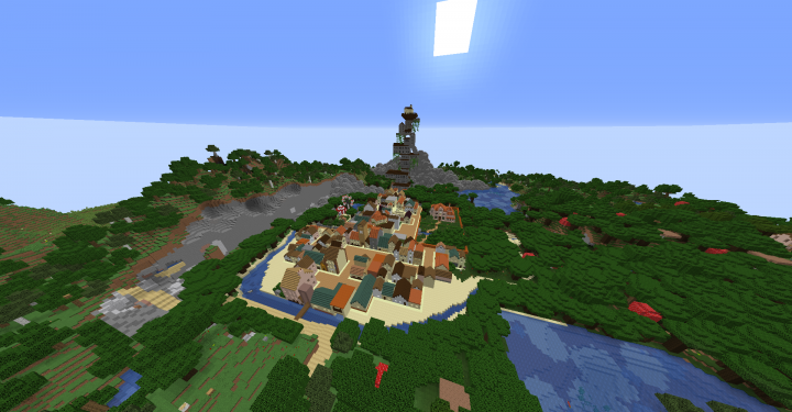 Professor Layton and the Curious Worldmap Minecraft Map