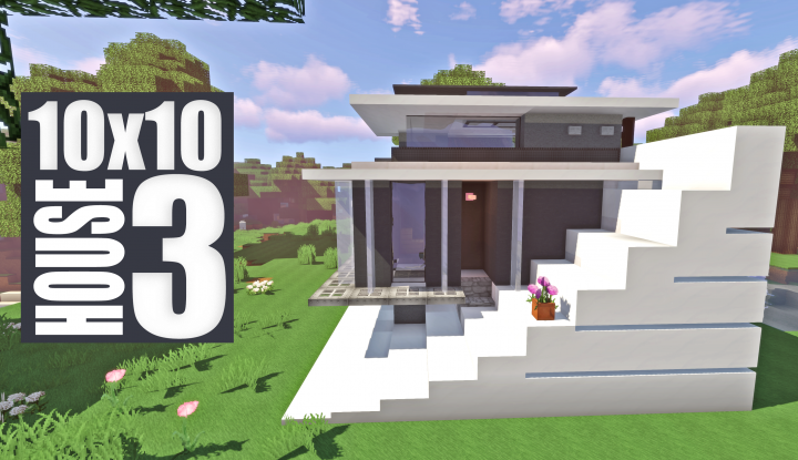 10 x 10 Contemporary House 3 Minecraft Map