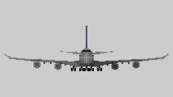 Boeing 747-8I Lufthansa [1,5:1] Minecraft Map