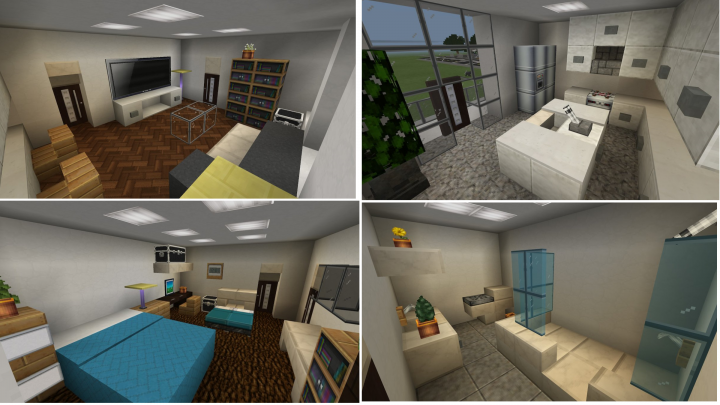 Fresh White Apartments Minecraft Map