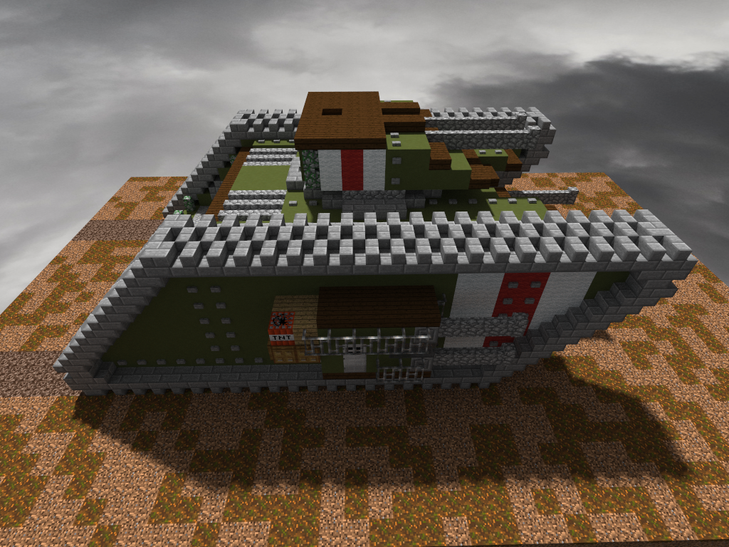 Mk XXV Caesar | Fictional Super-Heavy Tank Minecraft Map
