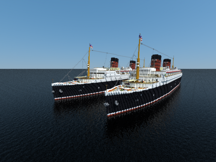 Minecraft - Transatlantic Liner "RMS York" Minecraft Map