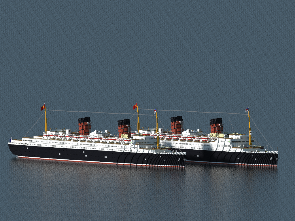 Minecraft - Transatlantic Liner "RMS York" Minecraft Map
