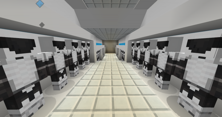 BUNKER Futuristic Subterranean Station Minecraft Map