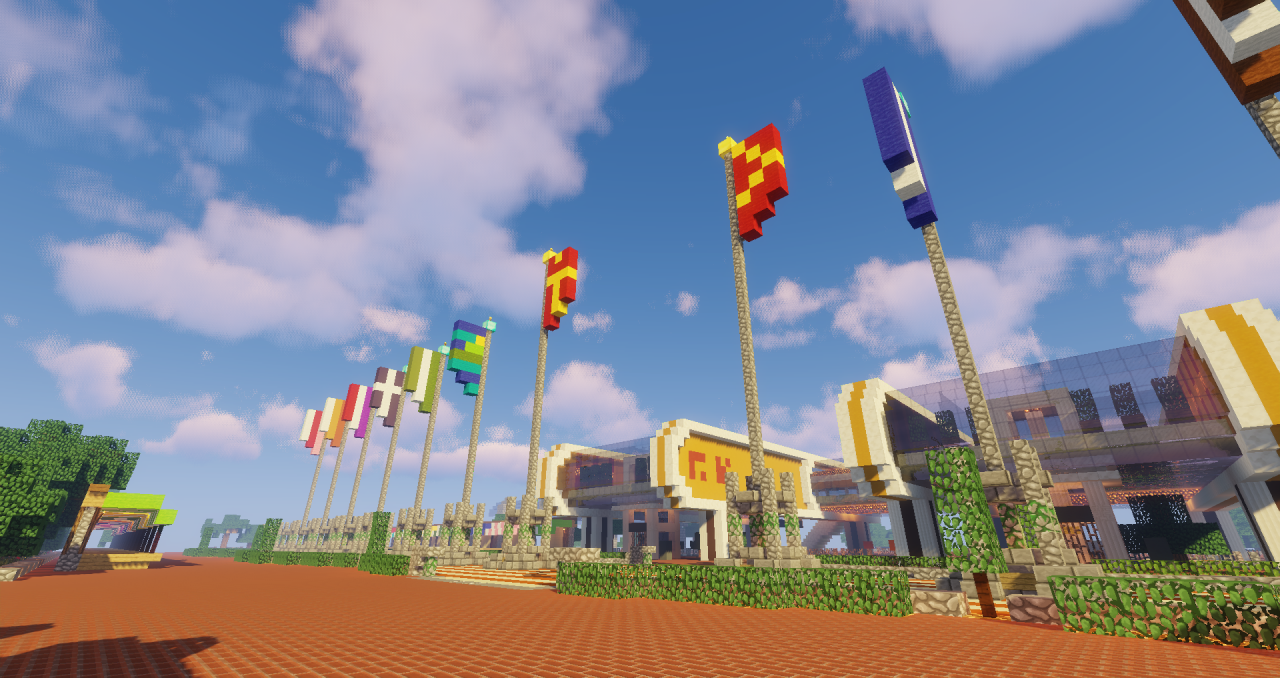 Downtown Cenario - The Republic of Aurora Minecraft Map