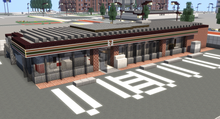 Common shops in Japan Minecraft Map