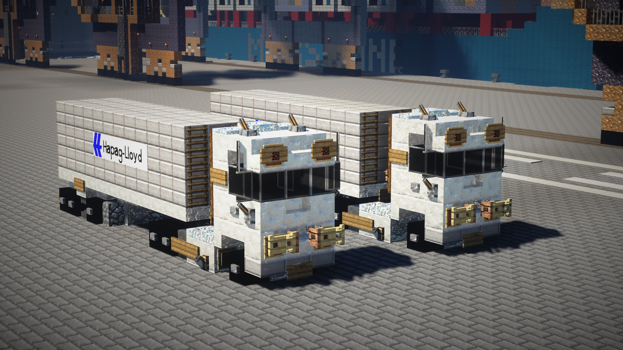 Modern Container Truck Minecraft Map