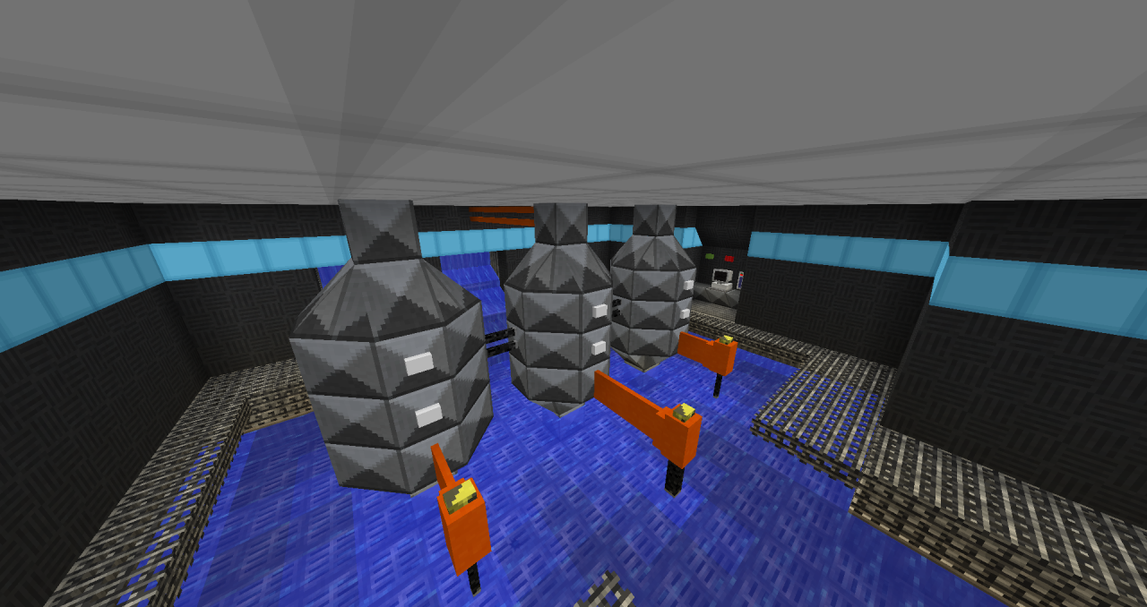 BUNKER Futuristic Subterranean Station Minecraft Map