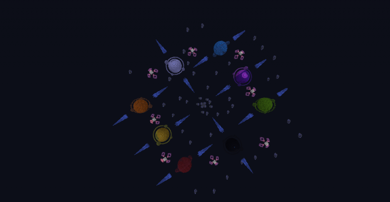 Skywars Asteroids Minecraft Map