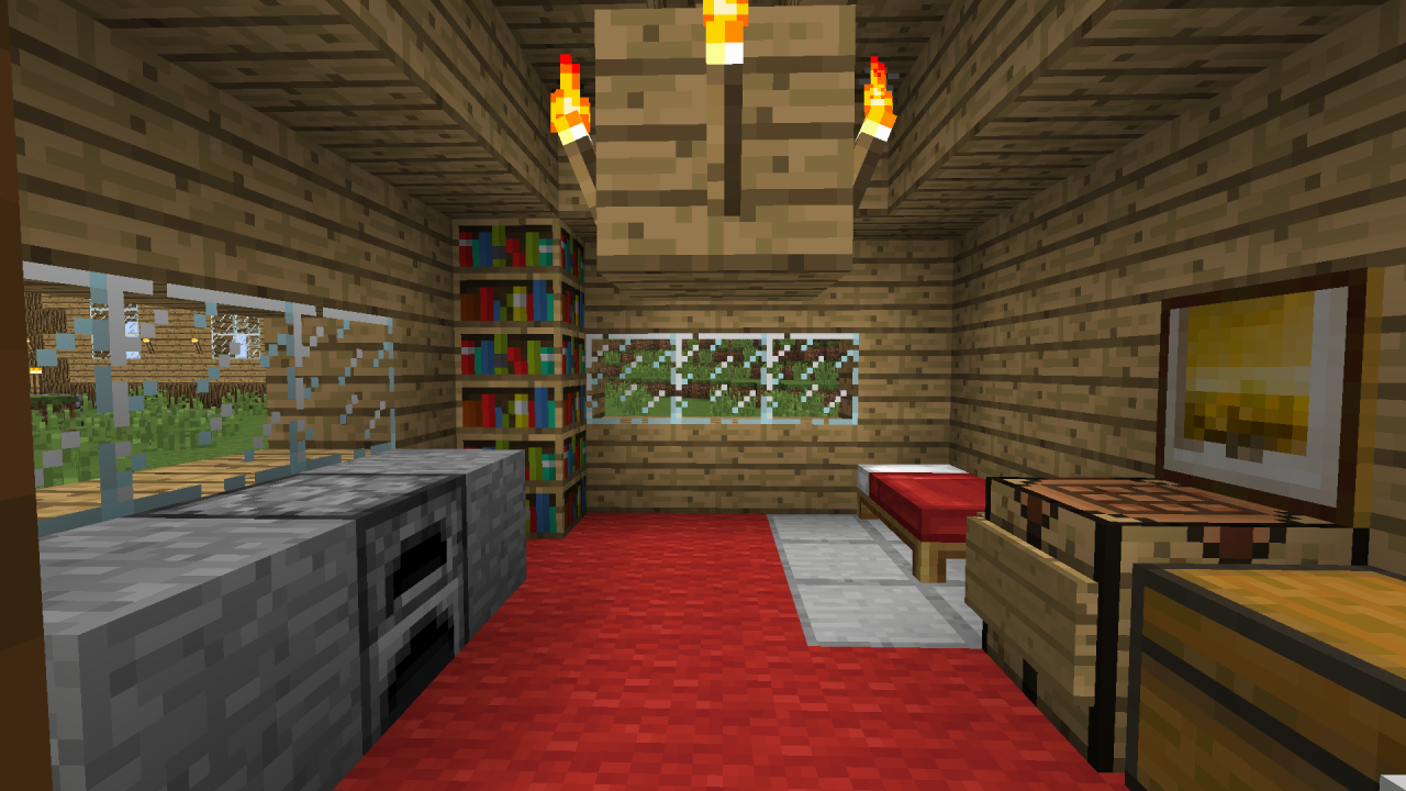 The Bedrock Breaker house and shack Minecraft Map