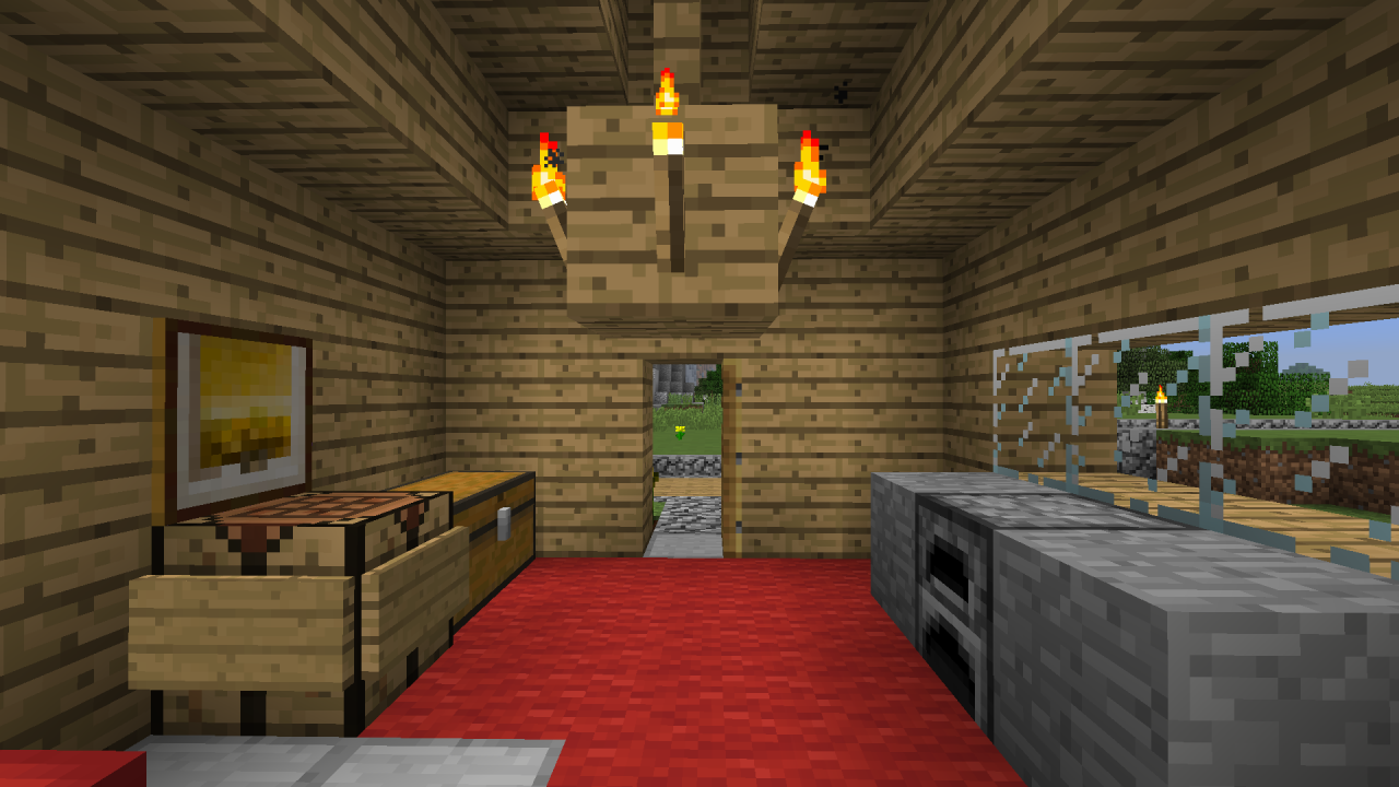 The Bedrock Breaker house and shack Minecraft Map