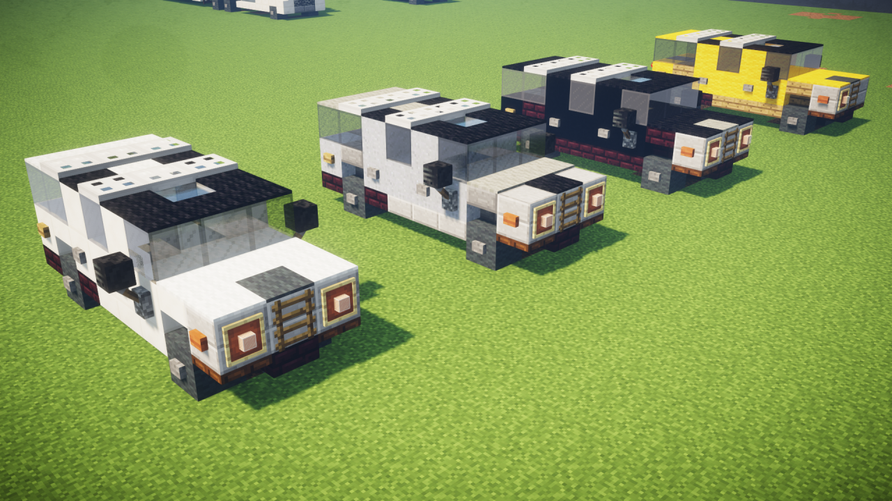 Hummer H2 SUV Car Pack Minecraft Map