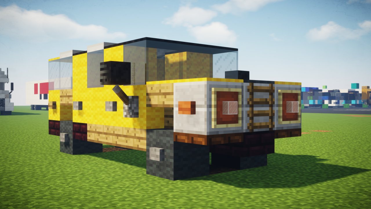 Hummer H2 SUV Car Pack Minecraft Map