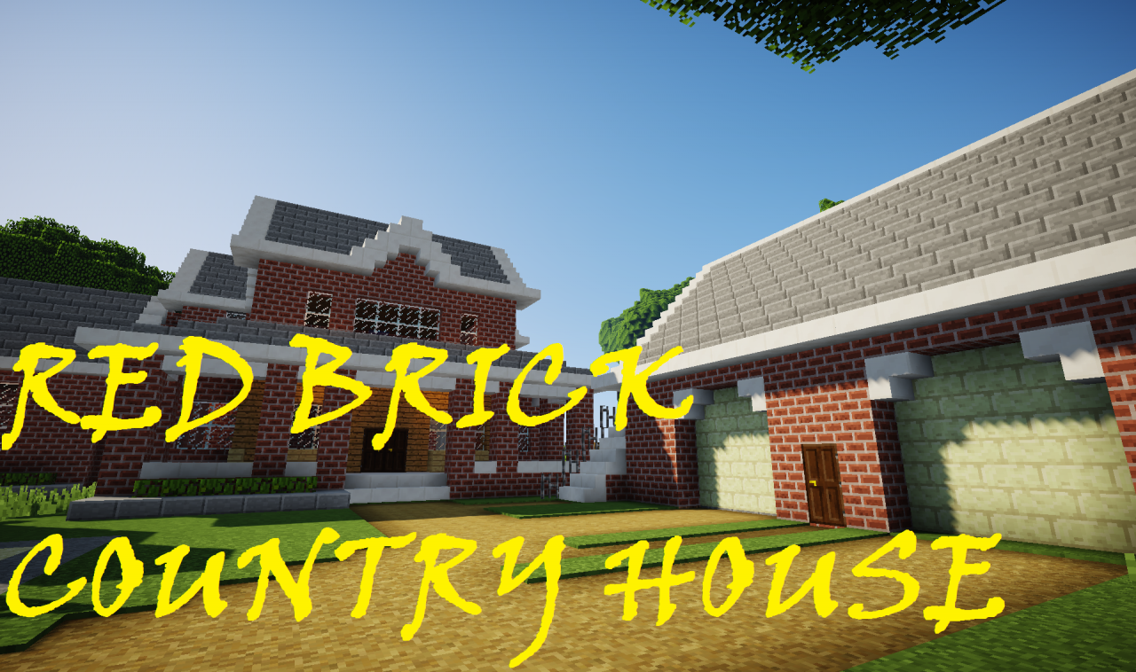 Montana Red Brick Country House Minecraft Map