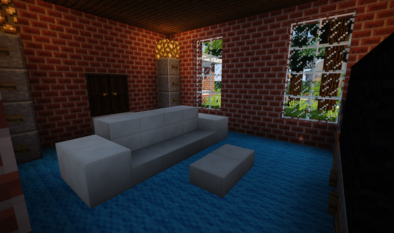 Montana Red Brick Country House Minecraft Map