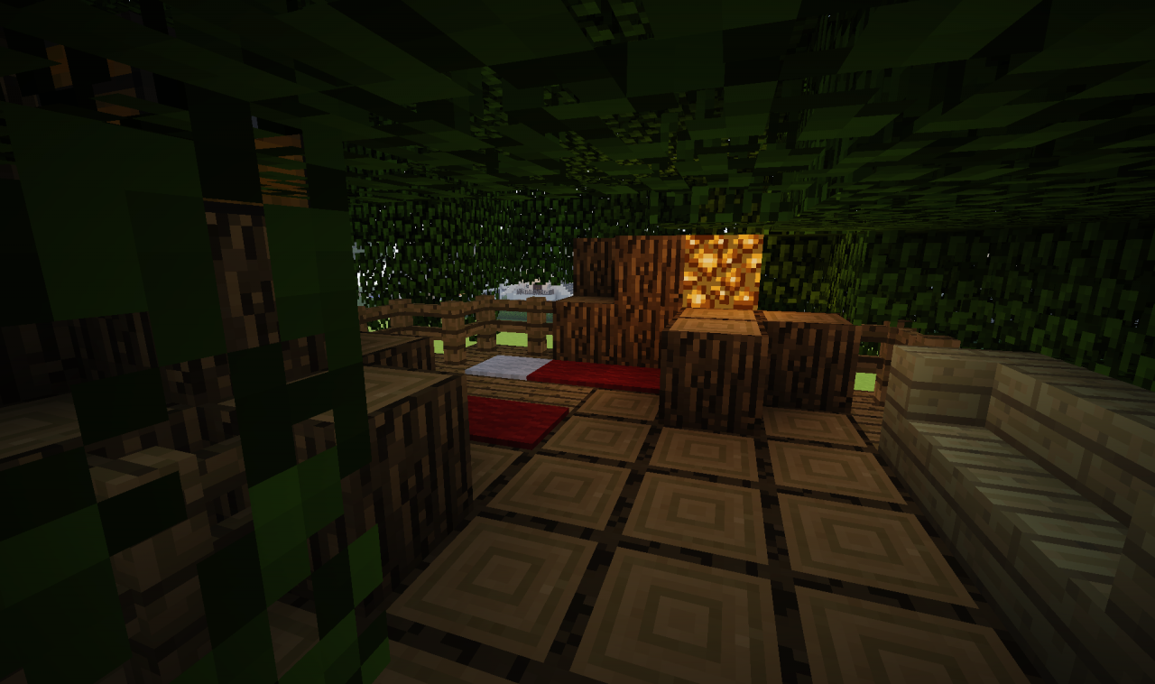 Red Brick GABLE COUNTRY HOUSE +Yard Minecraft Map