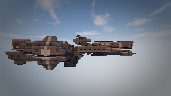 UNSC Paris-class heavy frigate Minecraft Map