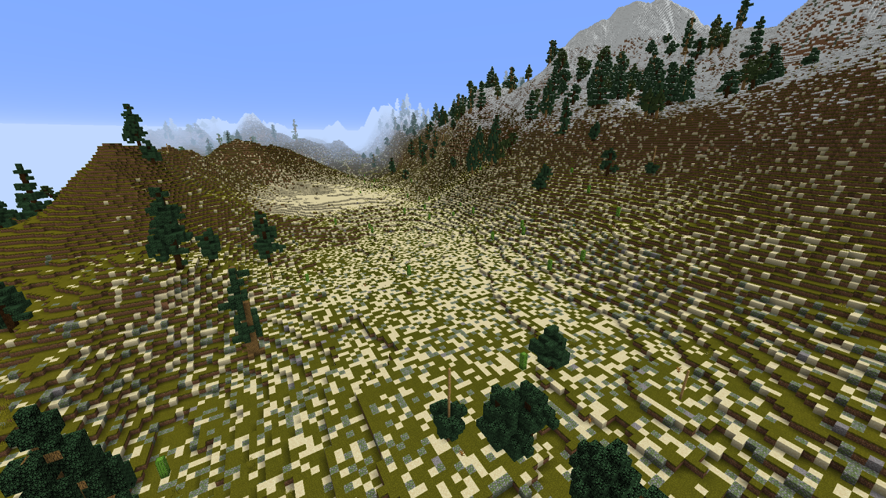 Mountain Island Minecraft Map