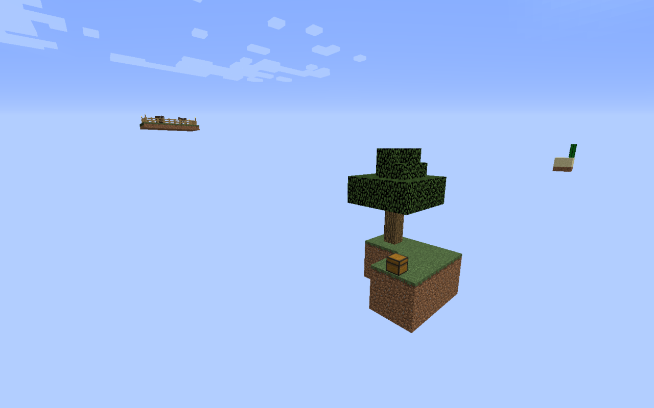 sky-block Minecraft Map