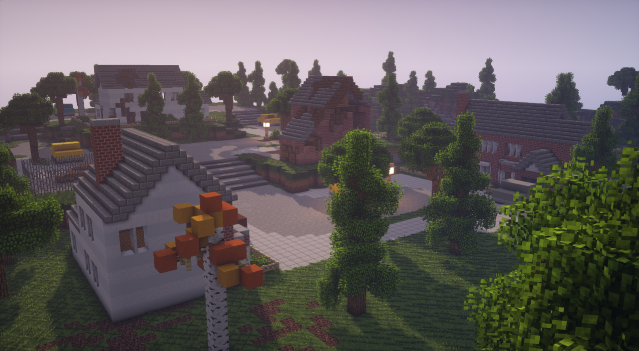 Retail Row in Minecraft! Minecraft Map