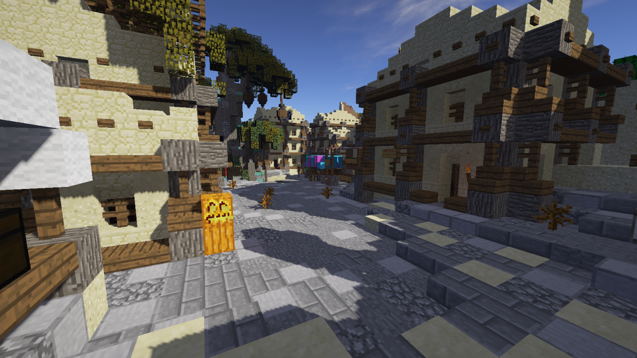 Medieval/Desert Town Minecraft Map