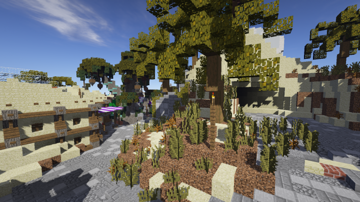 Medieval/Desert Town Minecraft Map