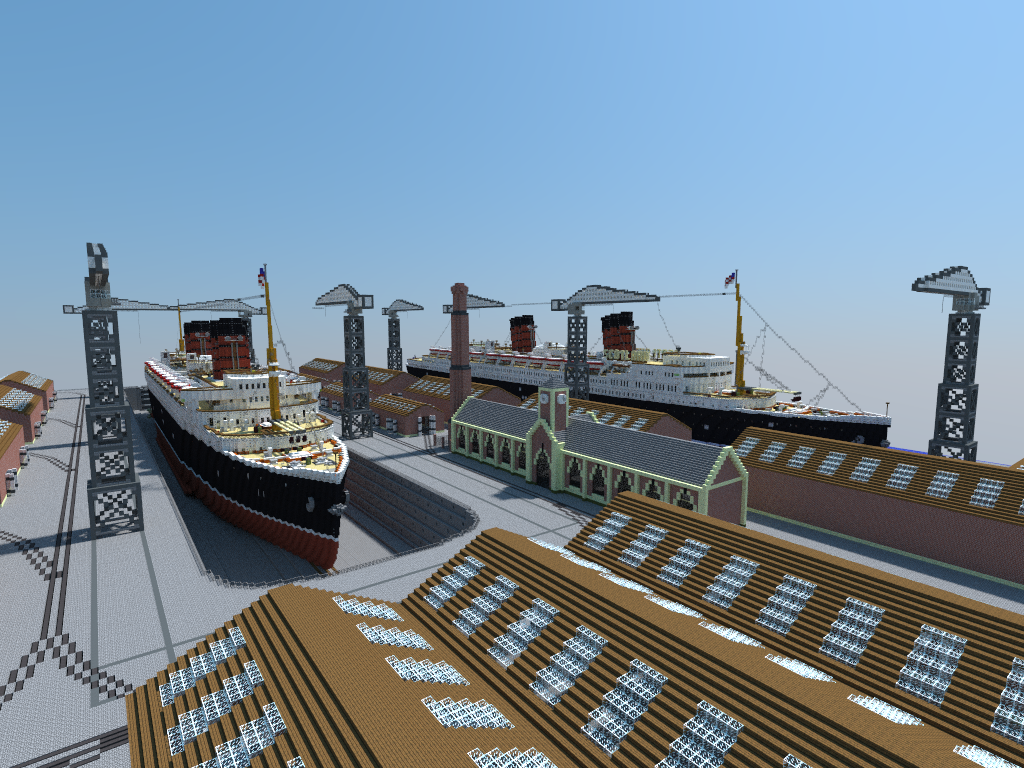 Minecraft - Transatlantic Liner "RMS York" Minecraft Map