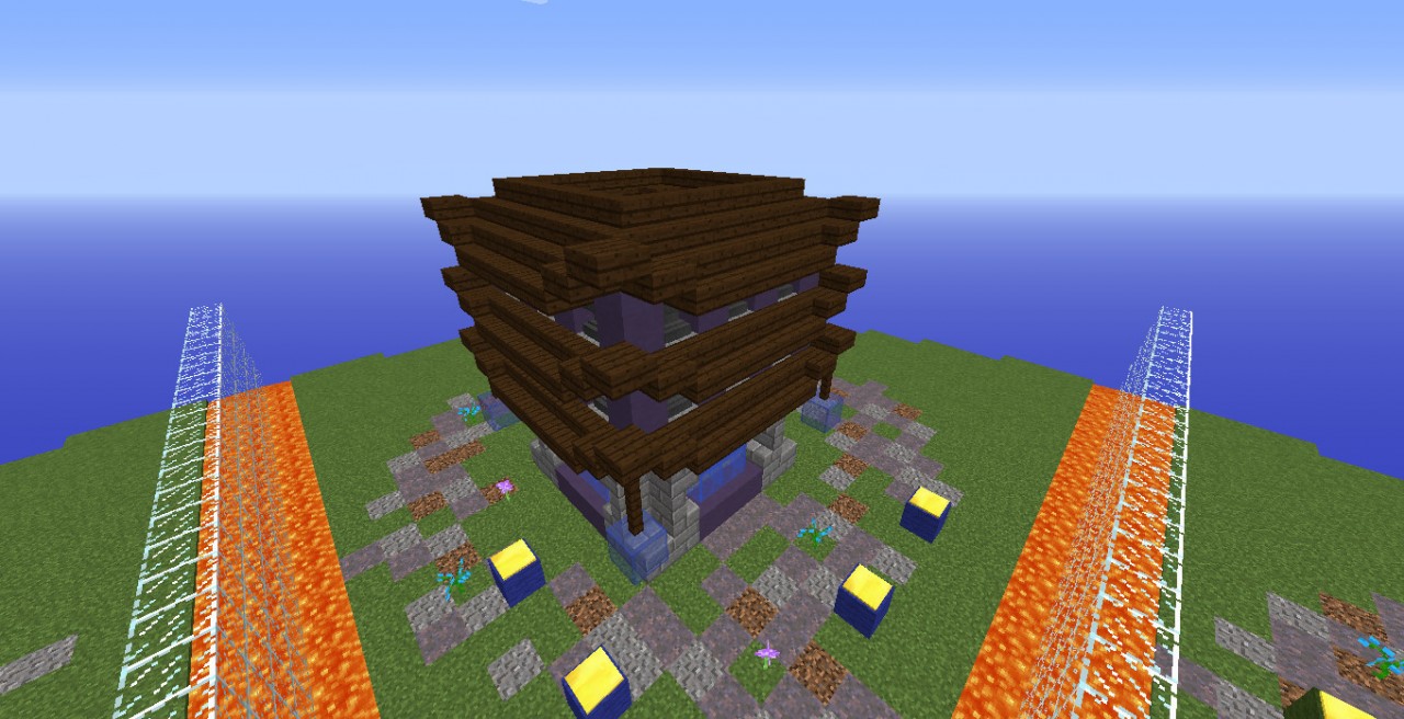 Chinese Castle Mineplex Micro Battles Map (redo) Minecraft Map