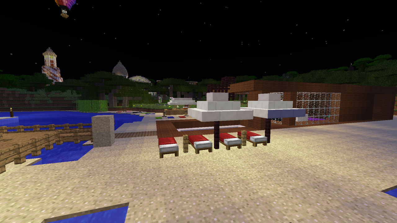 A simple Beach House. Minecraft Map