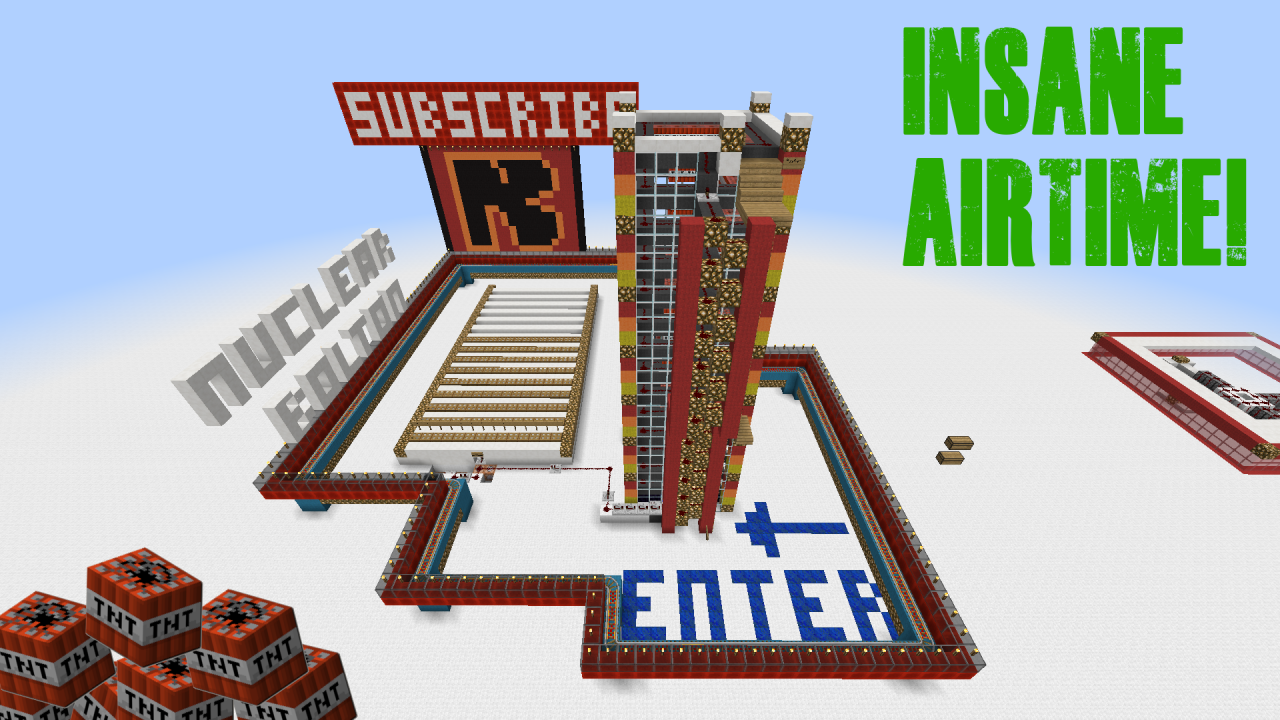 Extreme TNT Player Launcher! Minecraft Map