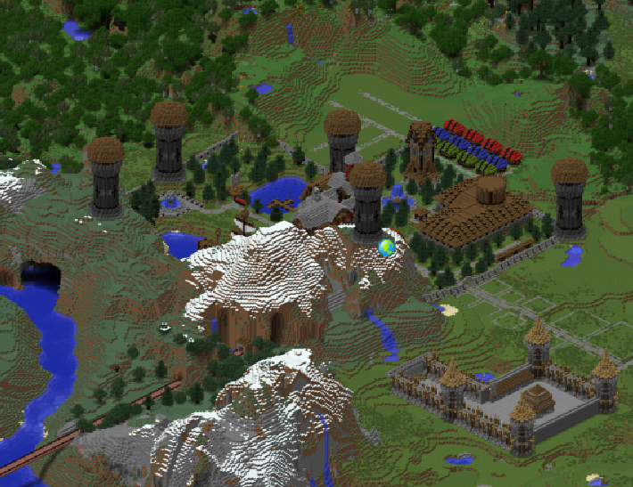 Server map Minecraft Map