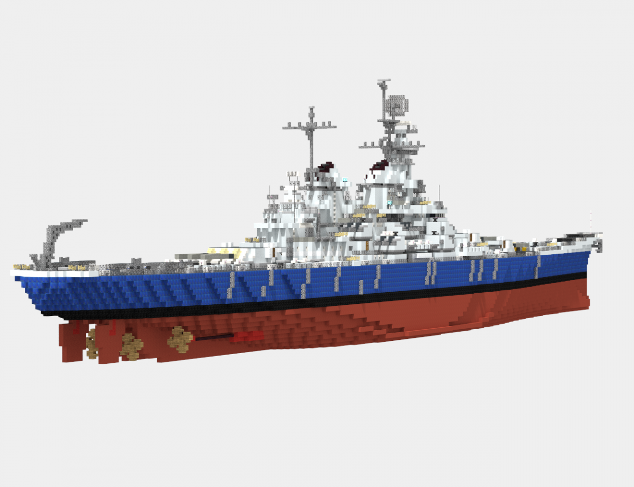 USS Missouri (BB-63) Minecraft Map