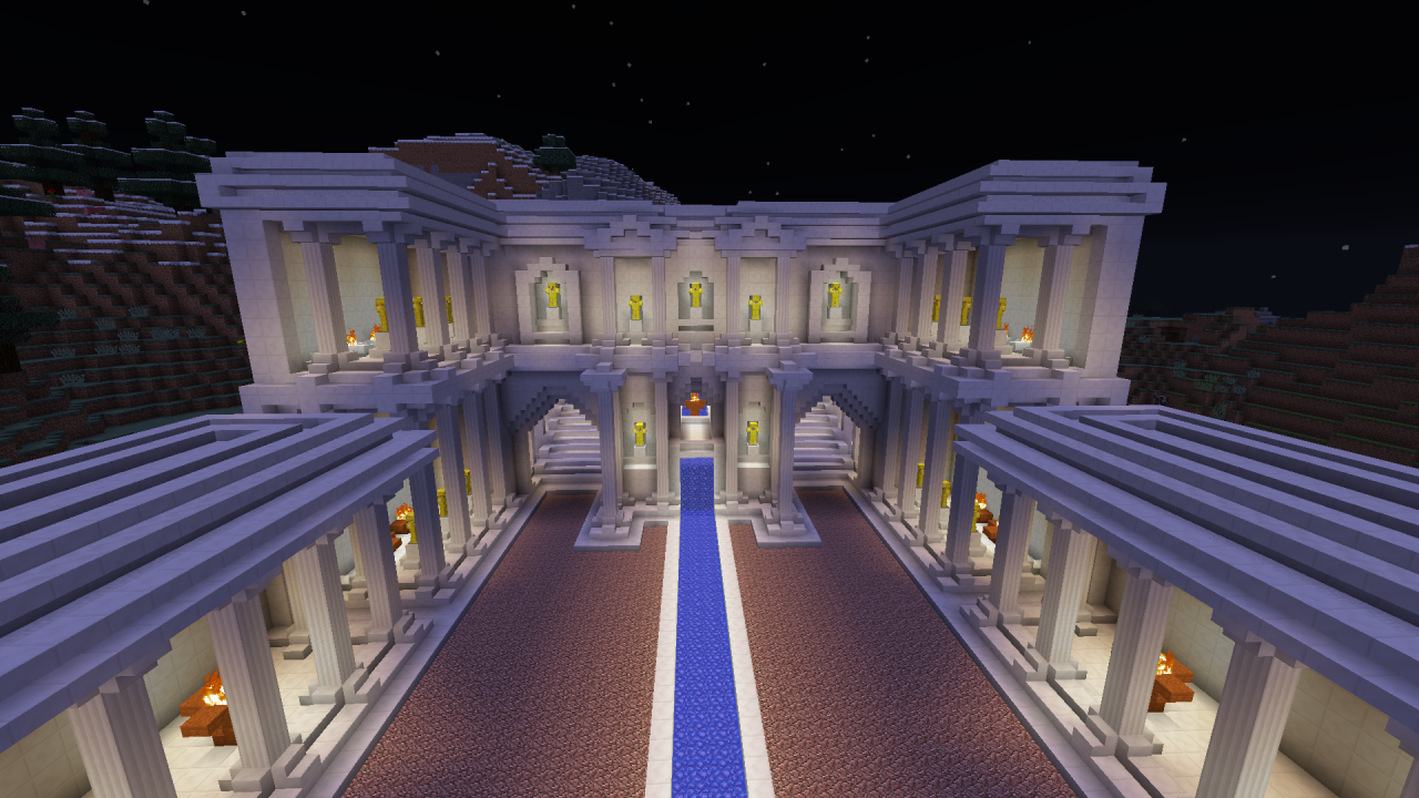 Perge (Southern-Turkey) The Nymphaeum Water fountain Minecraft Map