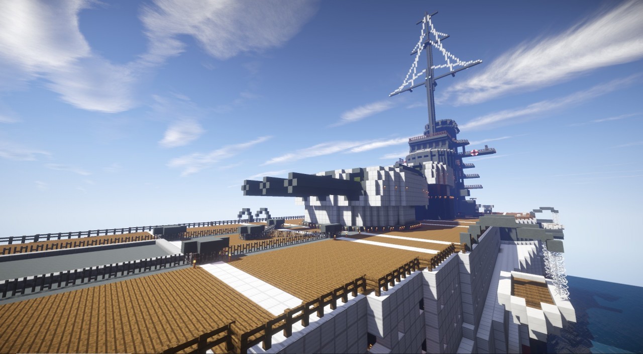 Gigantic Minecraft Redstone Warship Minecraft Map