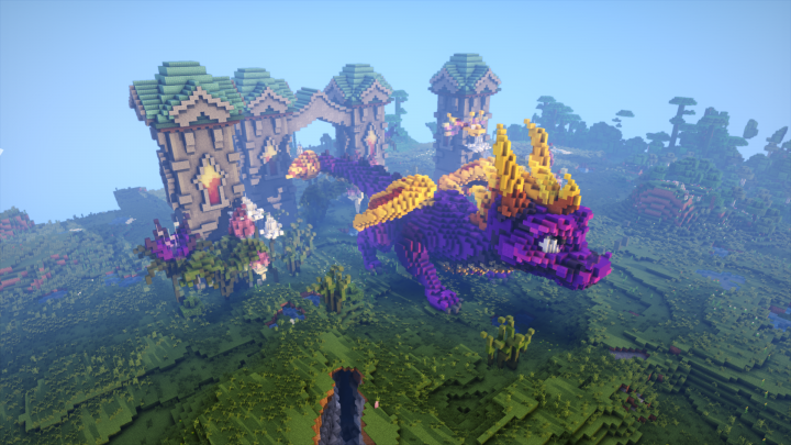 Spyro the Dragon Minecraft Map