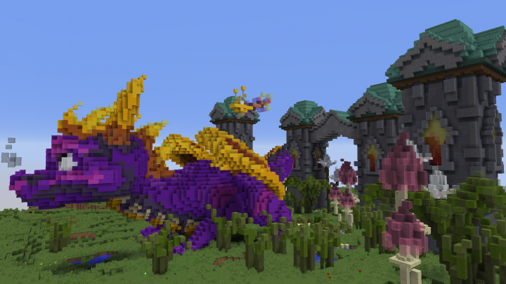 Spyro the Dragon Minecraft Map