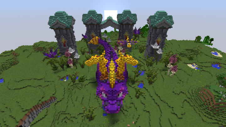 Spyro the Dragon Minecraft Map