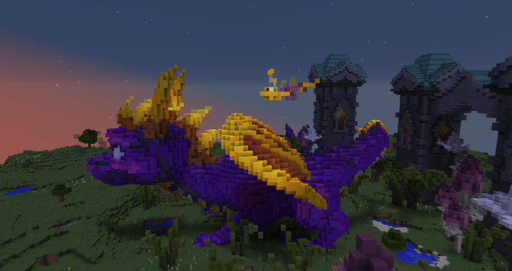 Spyro the Dragon Minecraft Map