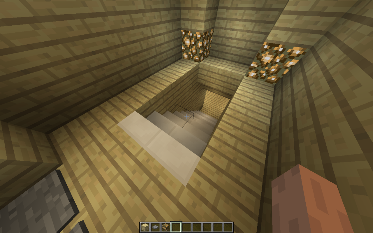 Yer altı evi Minecraft Map