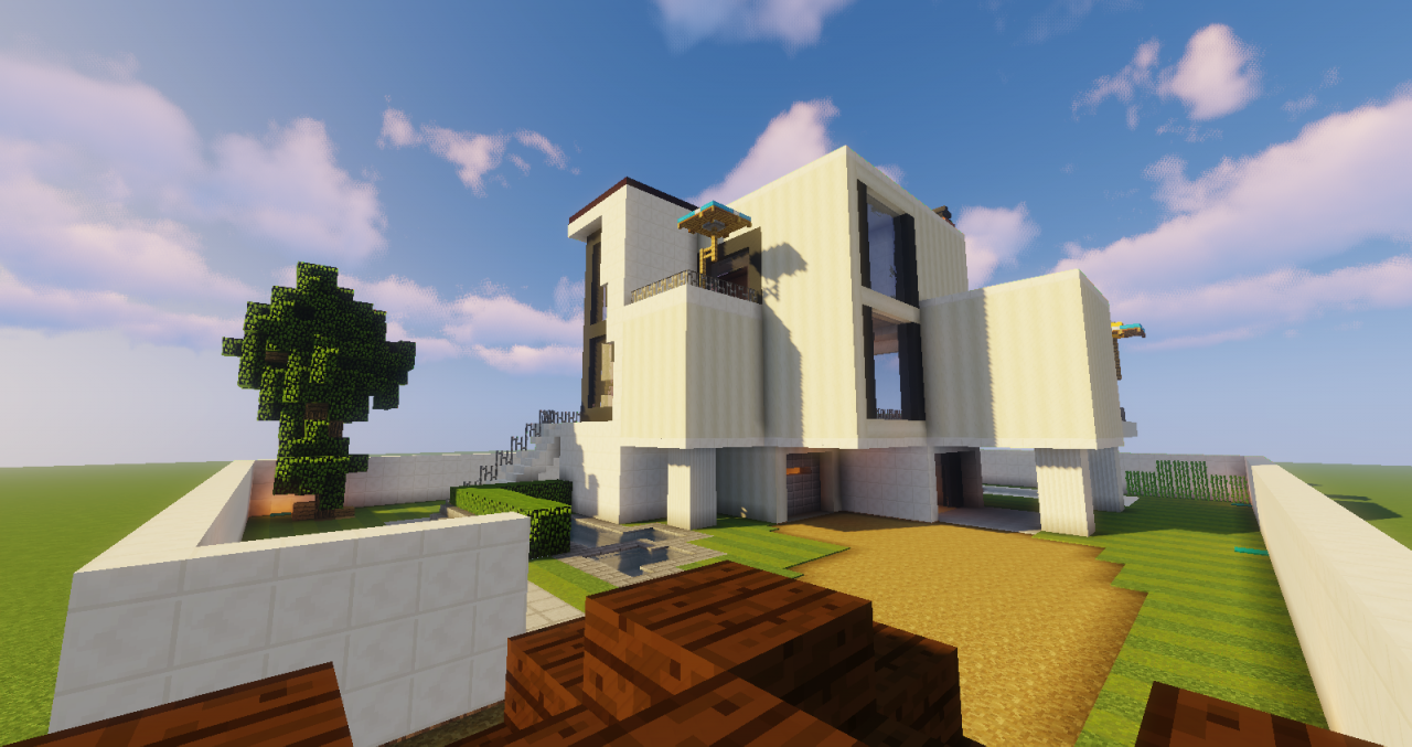 Fortnite House in Minecraft | Snobby Shores Area Minecraft Map