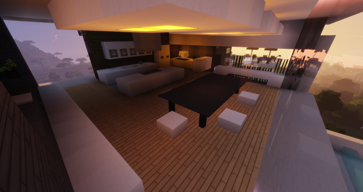 Modern Hill house #2 Minecraft Map